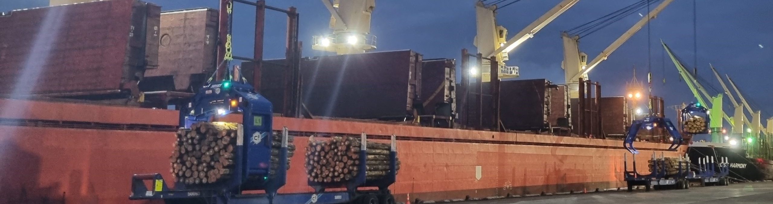 C3 Limited delivers industry-first grapple log loading innovation | C3
